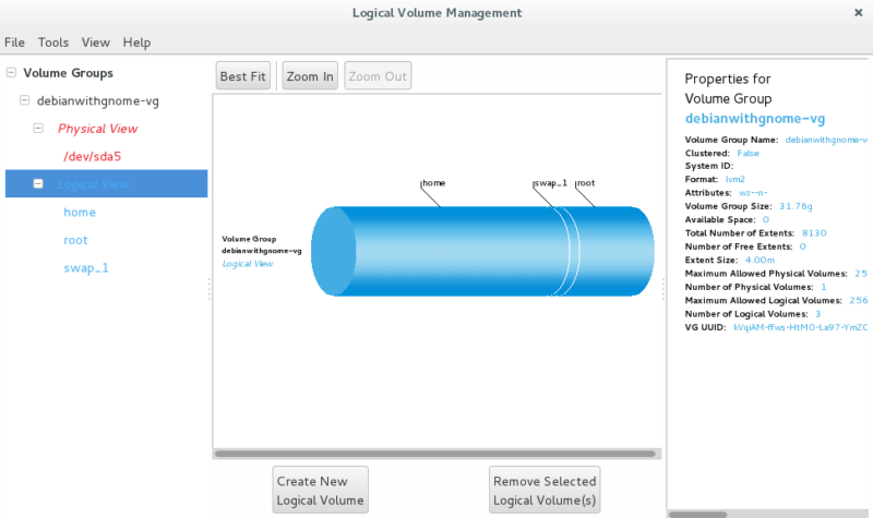 GUI para administrar almacenamiento LVM (Logical Volume Manager) – El ... GUI para administrar almacenamiento LVM (Logical Volume Manager) – El ...