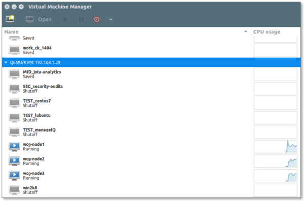 Conexión remota a QEMU (virt-manager/virsh) – El array de Jota