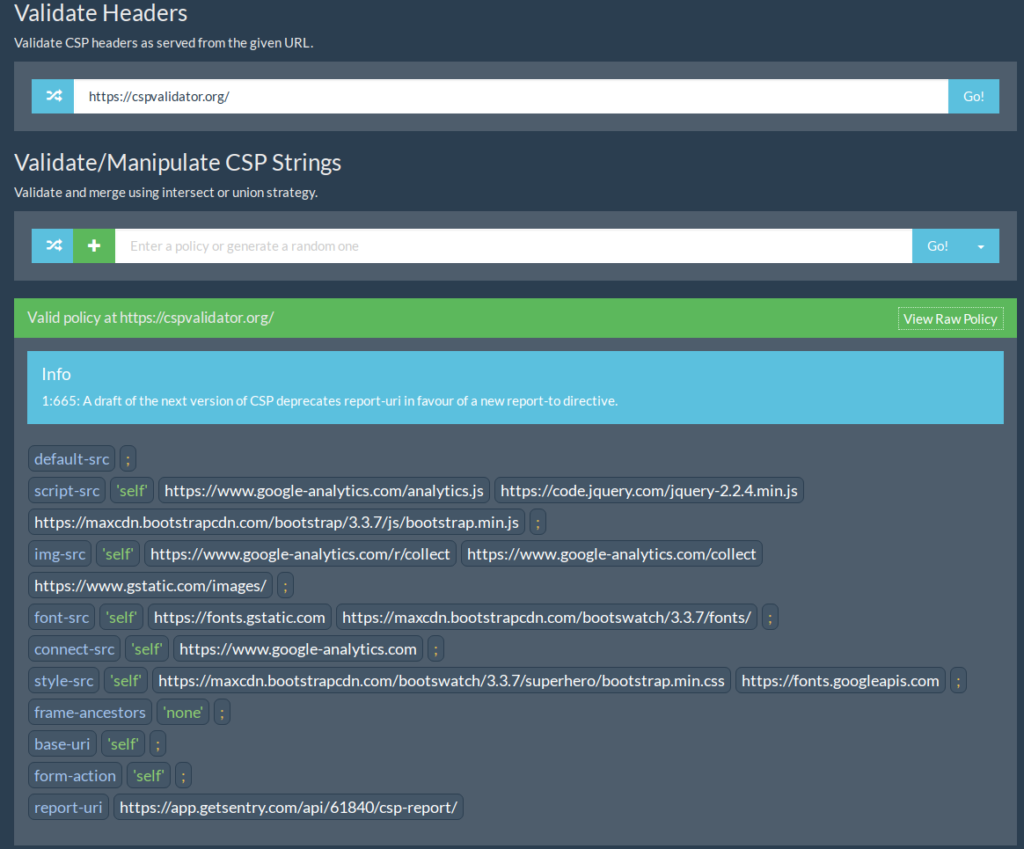 Implementando Content Security Policy en el blog (WordPress) – El array de Jota
