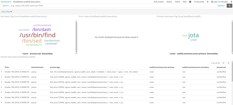 Marchando una de Auditbeat – El array de Jota