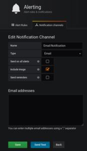 Configuración de alertas y notificaciones en Grafana – El array de Jota